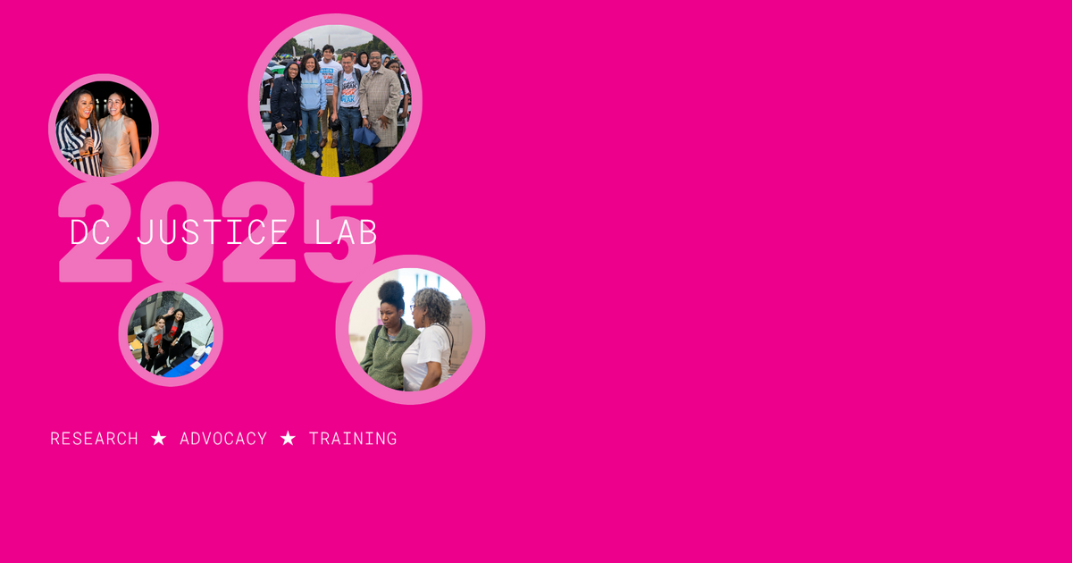 DC Justice Lab - DCJL 2025 Giving