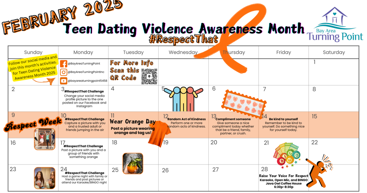 Bay Area Turning Point, Inc. - Teen Dating Violence Awareness Month 2025