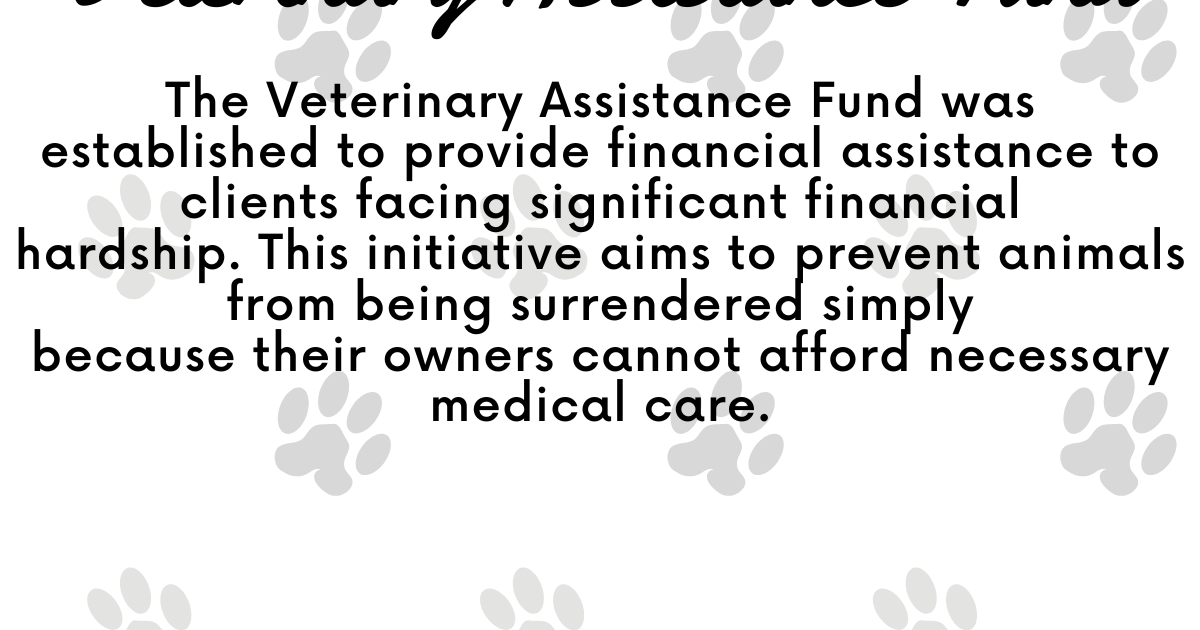 CONWAY AREA HUMANE SOCIETY - Veterinary Assistance Fund