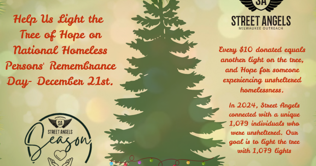 STREET ANGELS INC - Light The Tree of Hope 2025