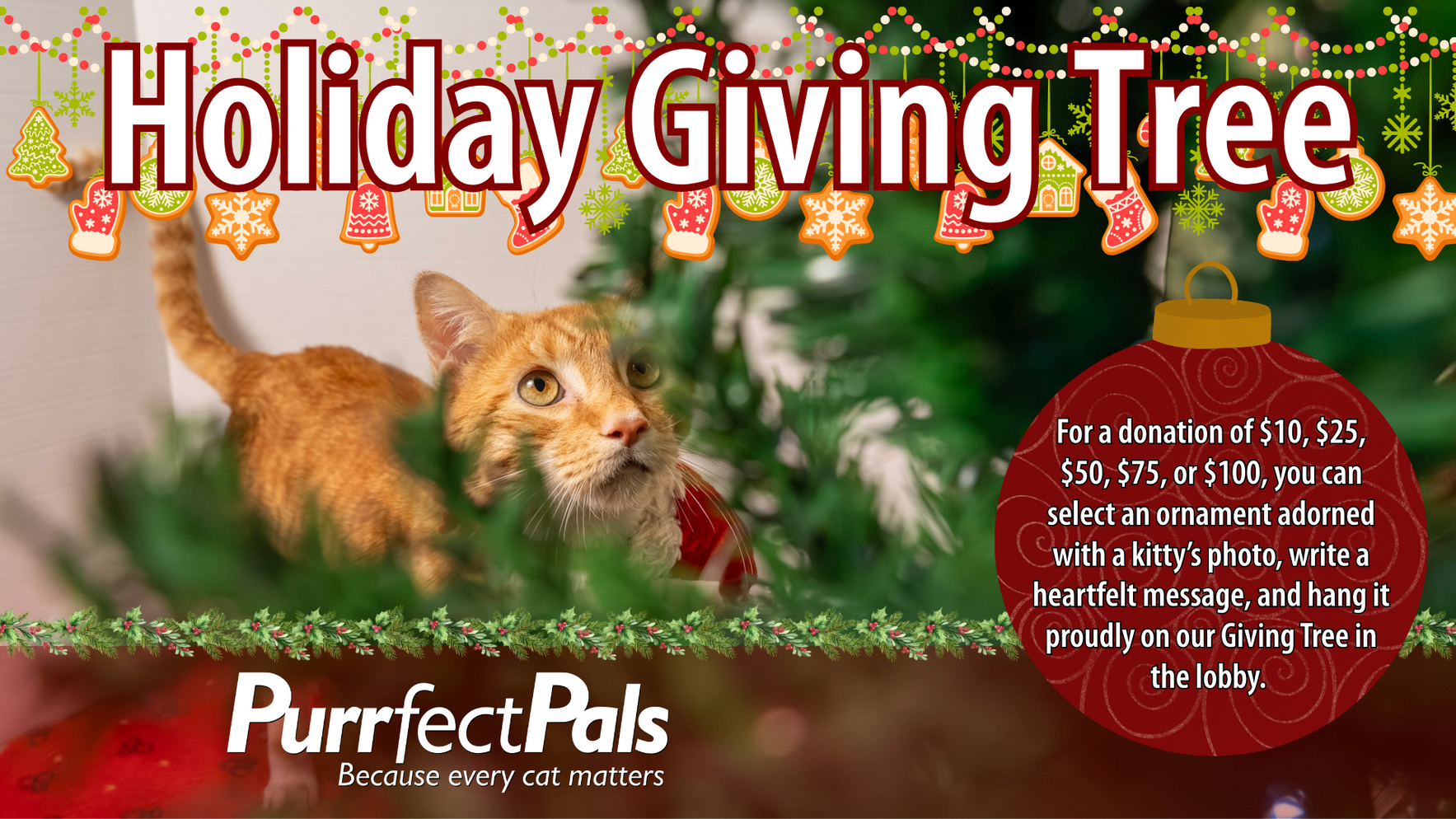 Purrfect Pals - Holiday Giving Tree