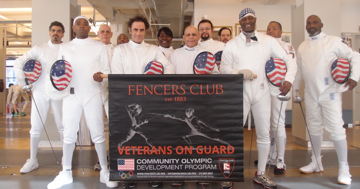 FENCERS CLUB INC - Salute Our Soldiers Team Fencing and Fundraising ...