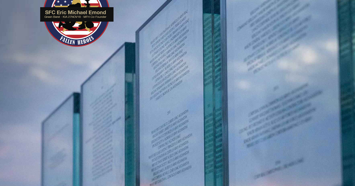 Mass Fallen Heroes - Sergeant First Class Eric Emond Memorial Fund