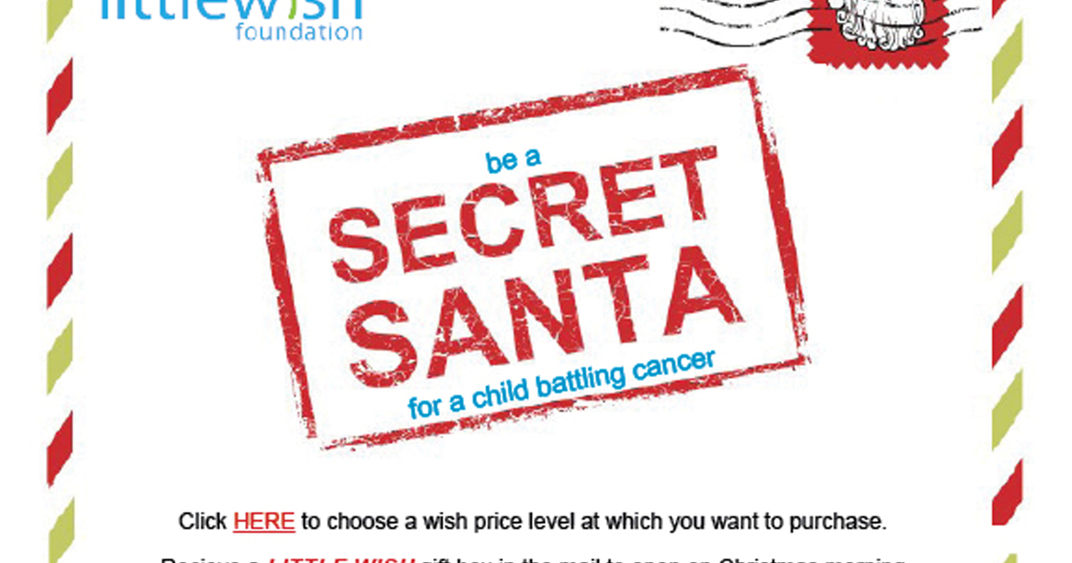 Little Wish Foundation Inc - Secret Santa 2019