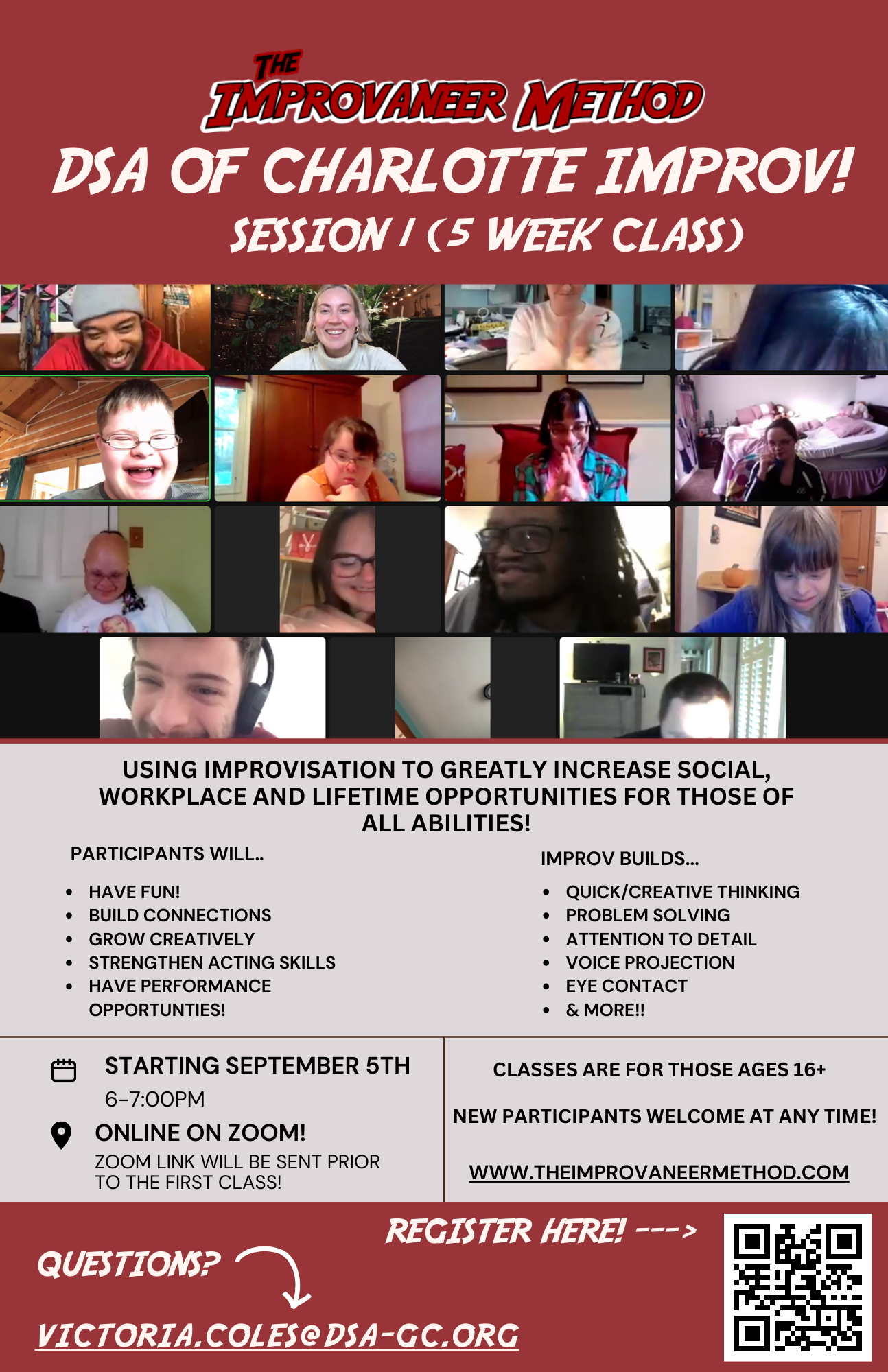 THE DOWN SYNDROME ASSOCIATION OF GREATER CHARLOTTE INC - Virtual Improv ...