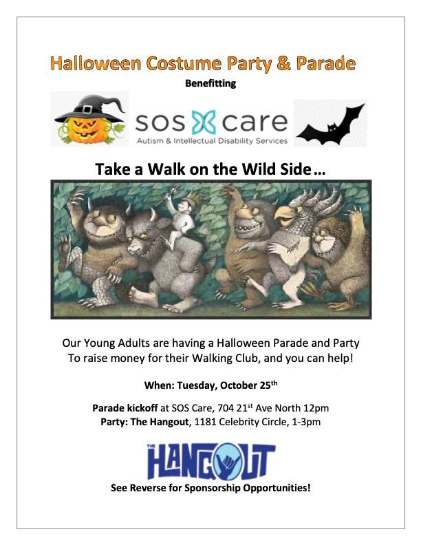 SOS Health Care - Walk on the Wild Side Costume Parade & Party